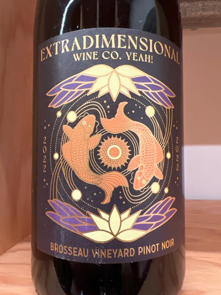 2023 Extradimensional Wine Co. Yeah! Pinot Noir Brosseau Vineyard, USA, California, Central ...