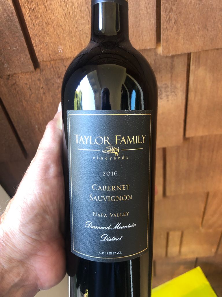 2016 Taylor Family Vineyards Cabernet Sauvignon Diamond Mountain, USA ...