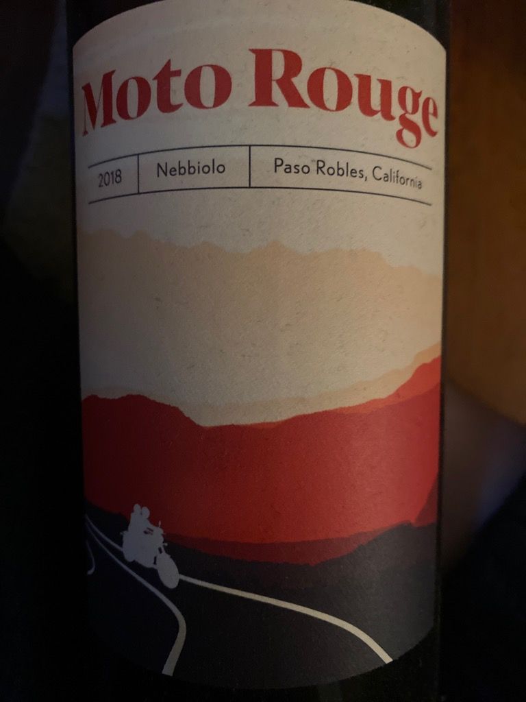 2020 ITO Wines Nebbiolo Moto Rouge, USA, California, Central Coast ...