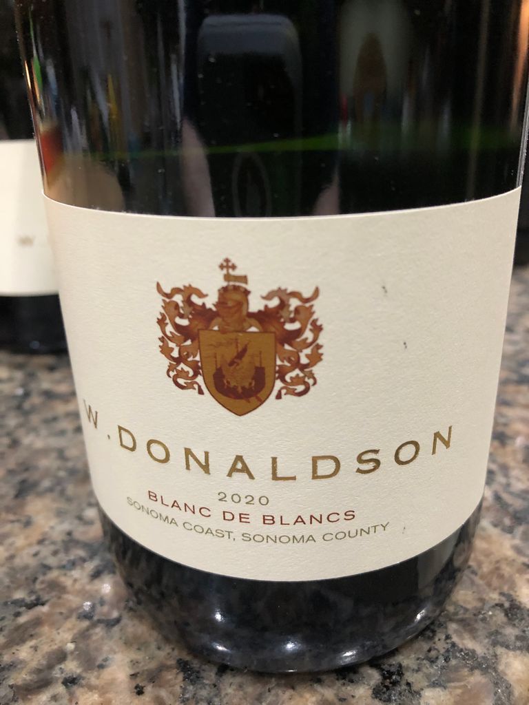 2020 W. Donaldson Chardonnay Blanc de Blancs, USA, California, Sonoma County - CellarTracker
