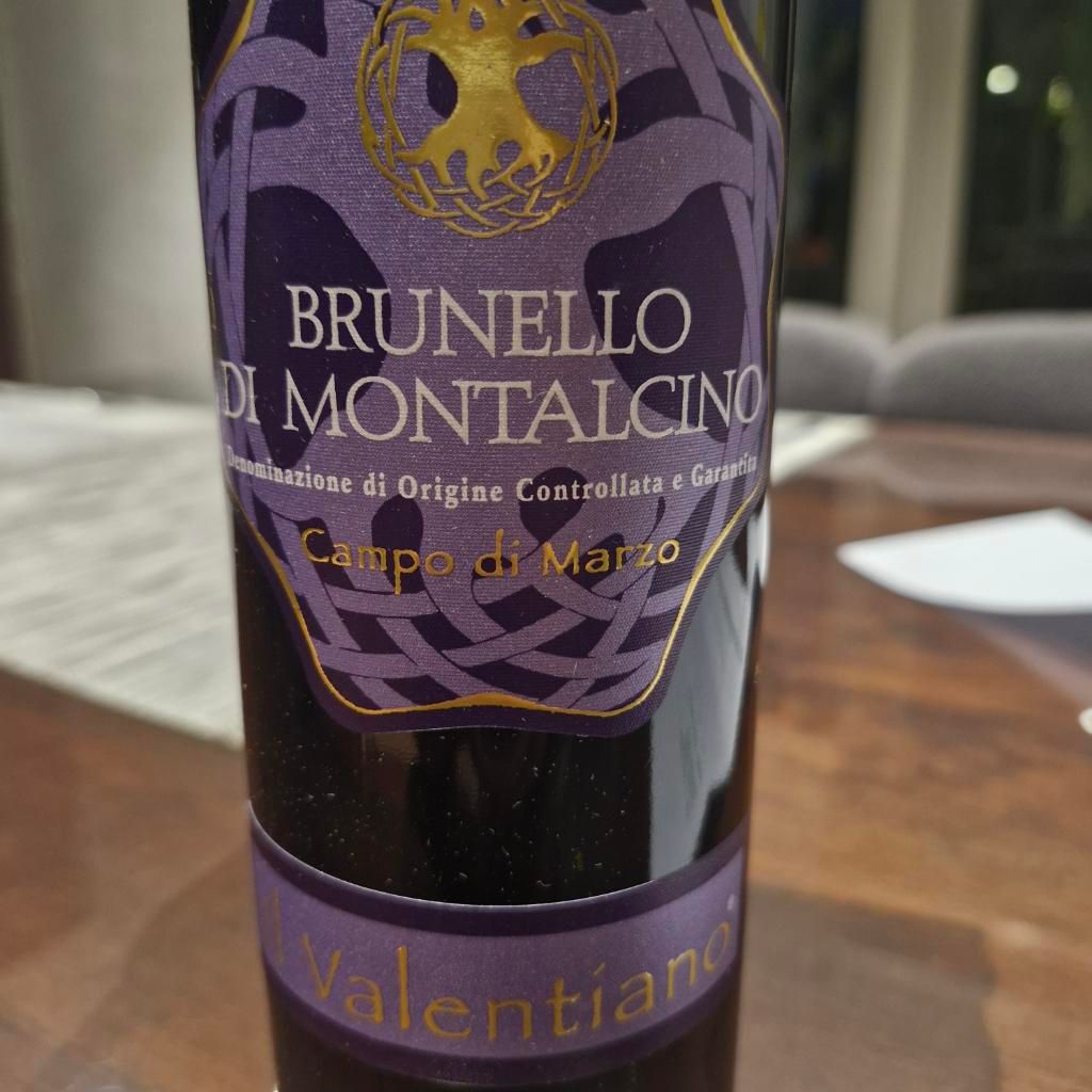 2020 Il Valentiano Brunello di Montalcino Campo Di Marzo, Italy ...