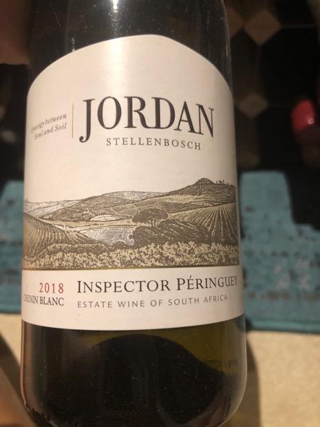 2018 Jordan Winery (Jardin) Chenin Blanc Inspector Peringuey, South Africa, Coastal Region ...