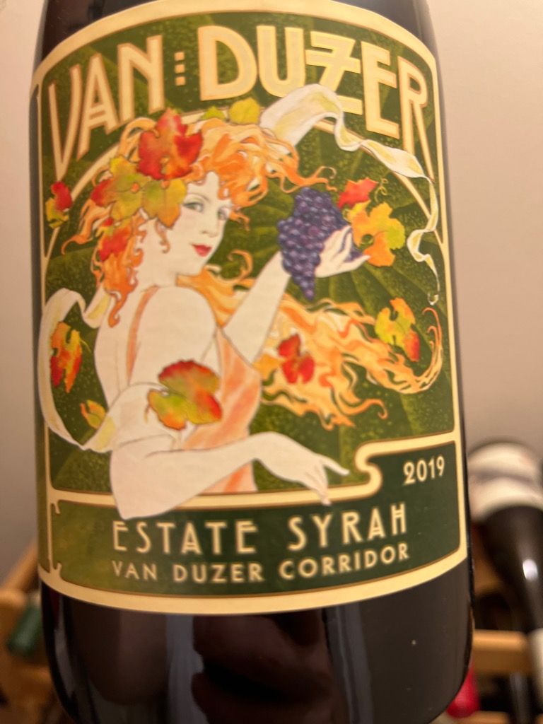 2019 Van Duzer Syrah Estate, USA, Oregon, Willamette Valley - CellarTracker