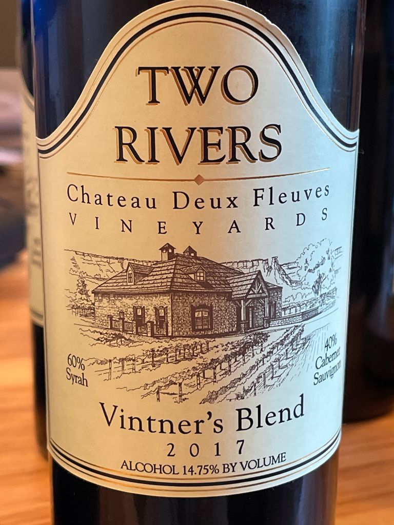 2017 Two Rivers Vintner's Blend Château Deux Fleuves, USA, Colorado ...