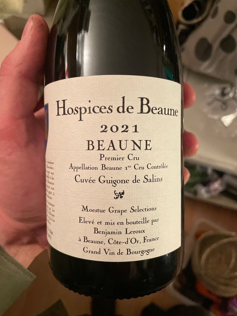 2022 Hospices de Beaune Beaune 1er Cru Cuvée Guigone de Salins, France ...