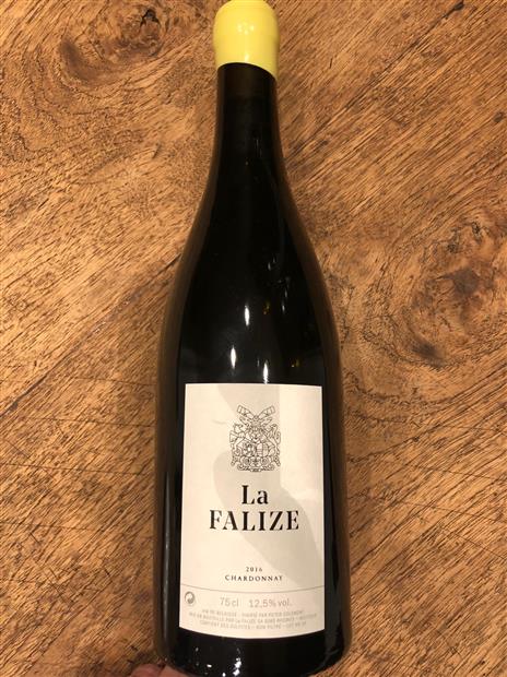 2016 La Falize Chardonnay, Belgium, Wallonie, Côtes de Sambre et Meuse ...