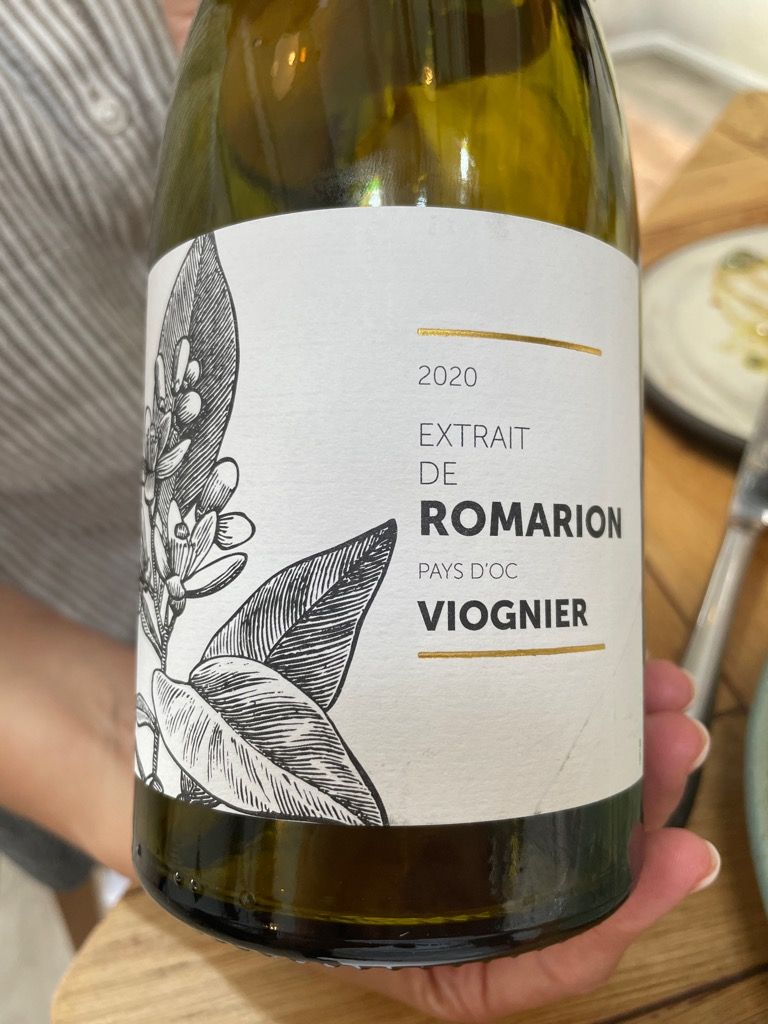 2020 Les Vignobles Foncalieu Viognier Extrait de Romarion, France ...