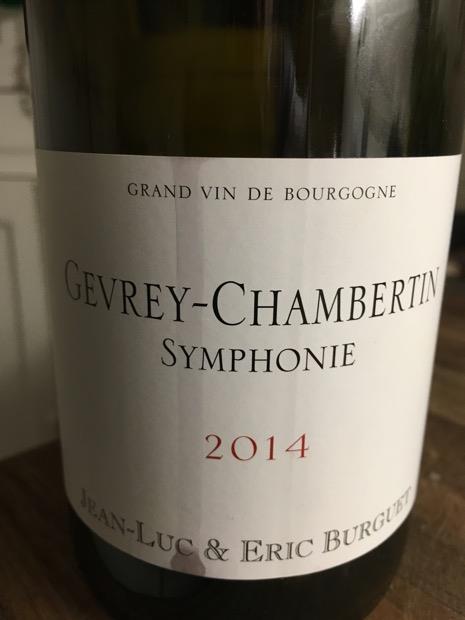 2014 Jean-Luc & Eric Burguet Gevrey-Chambertin Cuvée Symphonie, France ...