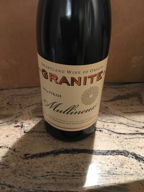 2014 Mullineux Syrah Granite, South Africa, Coastal Region, Swartland ...