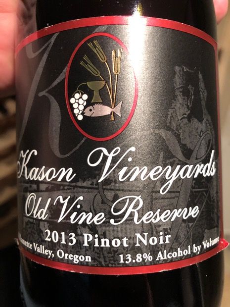 2012 Kason Vineyards Pinot Noir Old Vine Reserve, USA, Oregon ...