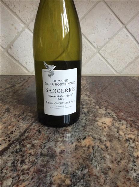 2016 Domaine de la Rossignole Sancerre Cuvée Vieilles Vignes, France ...