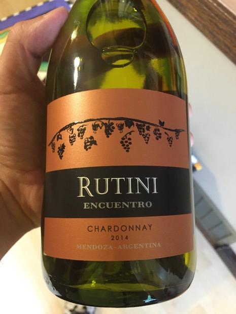 2015 Rutini Chardonnay Encuentro, Argentina, Mendoza, Valle de Uco ...