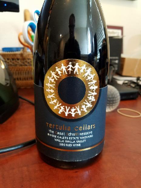 2013 Tertulia Cellars Reserve GSM Riviere Galets Estate Vineyard, USA ...