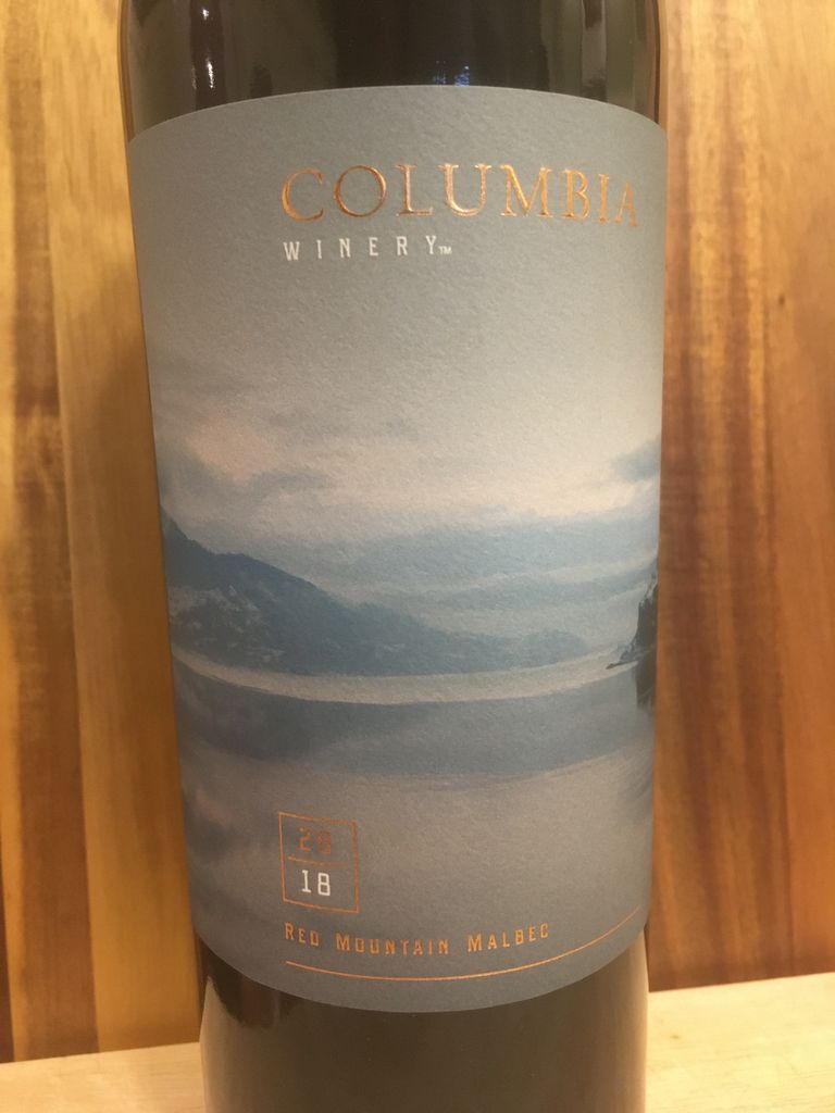 2018 Columbia Winery Malbec, USA, Washington, Columbia Valley, Red ...