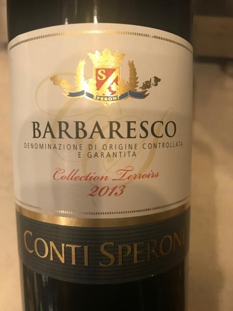 2012 Conti Speroni Barbaresco Collection Terroirs, Italy, Piedmont ...