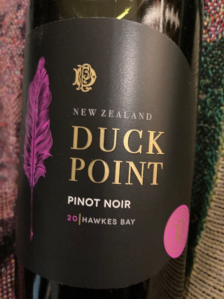 2020 Duck Point Pinot Noir, New Zealand, South Island, Otago, Central ...