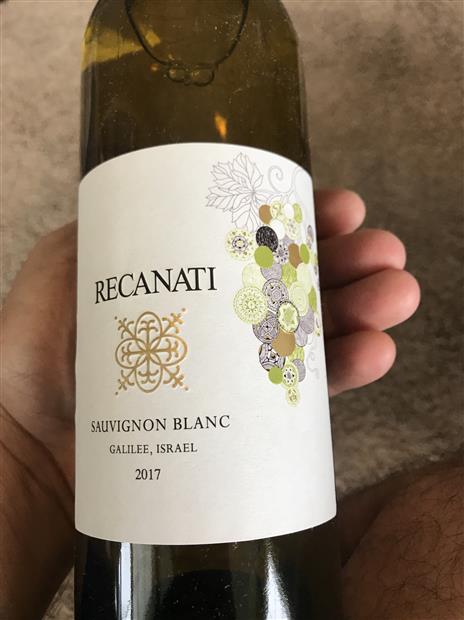 2018 Recanati Sauvignon Blanc, Israel, Galilee - CellarTracker
