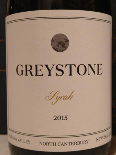 2015 Greystone / Grey's Peak Syrah, New Zealand, South Island ...