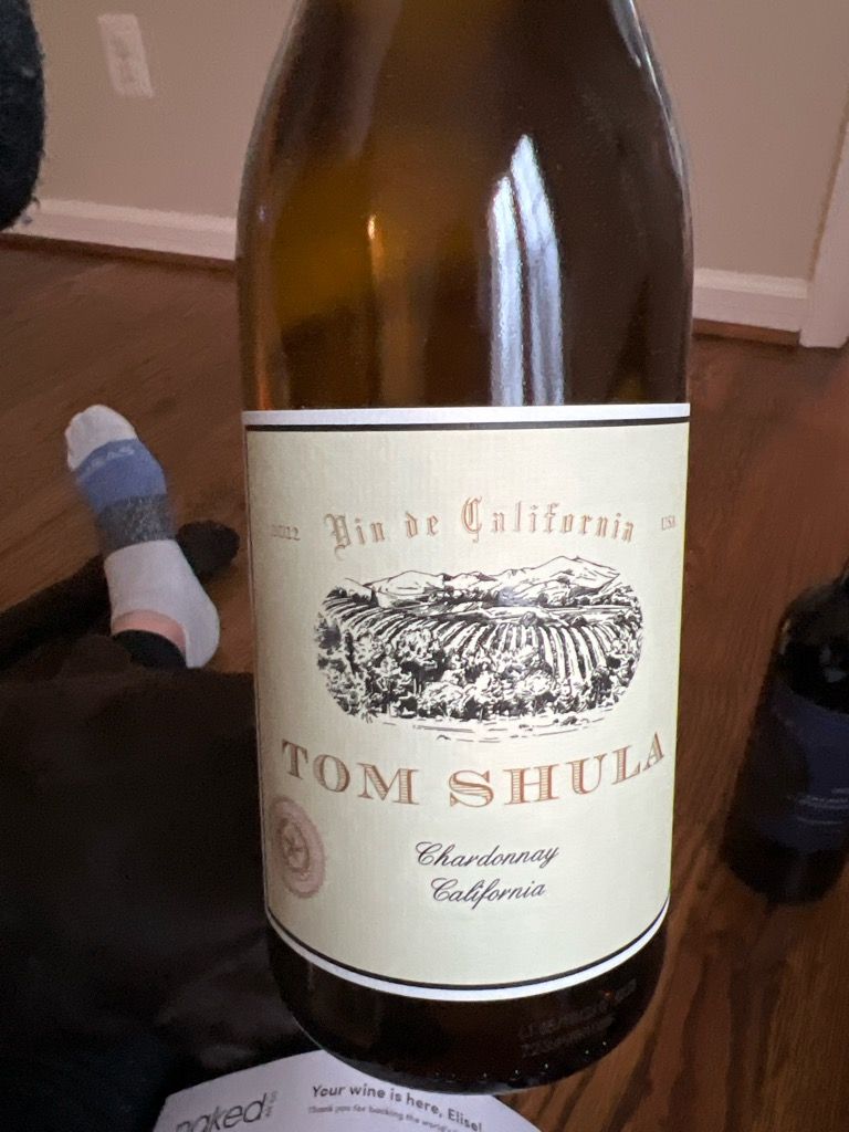 2022 Tom Shula Chardonnay, USA, California - CellarTracker