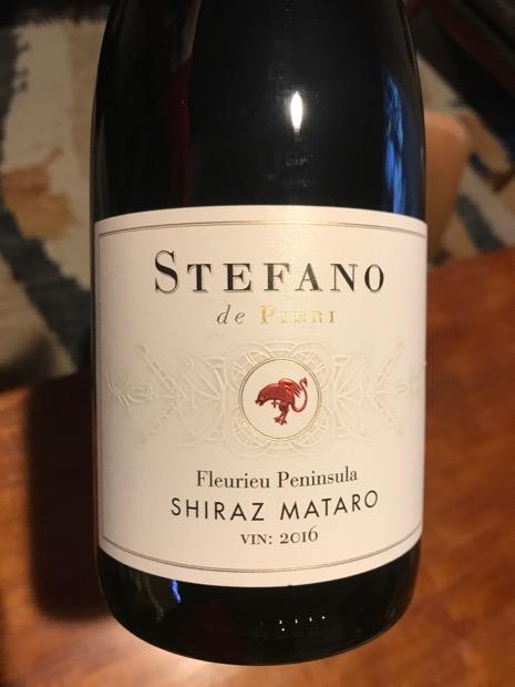 2016 Stefano de Pieri Shiraz Mataro, Australia, South Australia ...