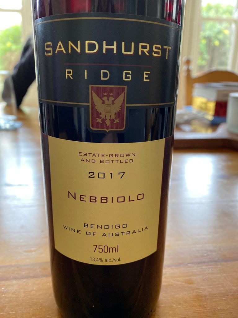 2021 Sandhurst Ridge Nebbiolo, Australia, Victoria, Central Victoria ...