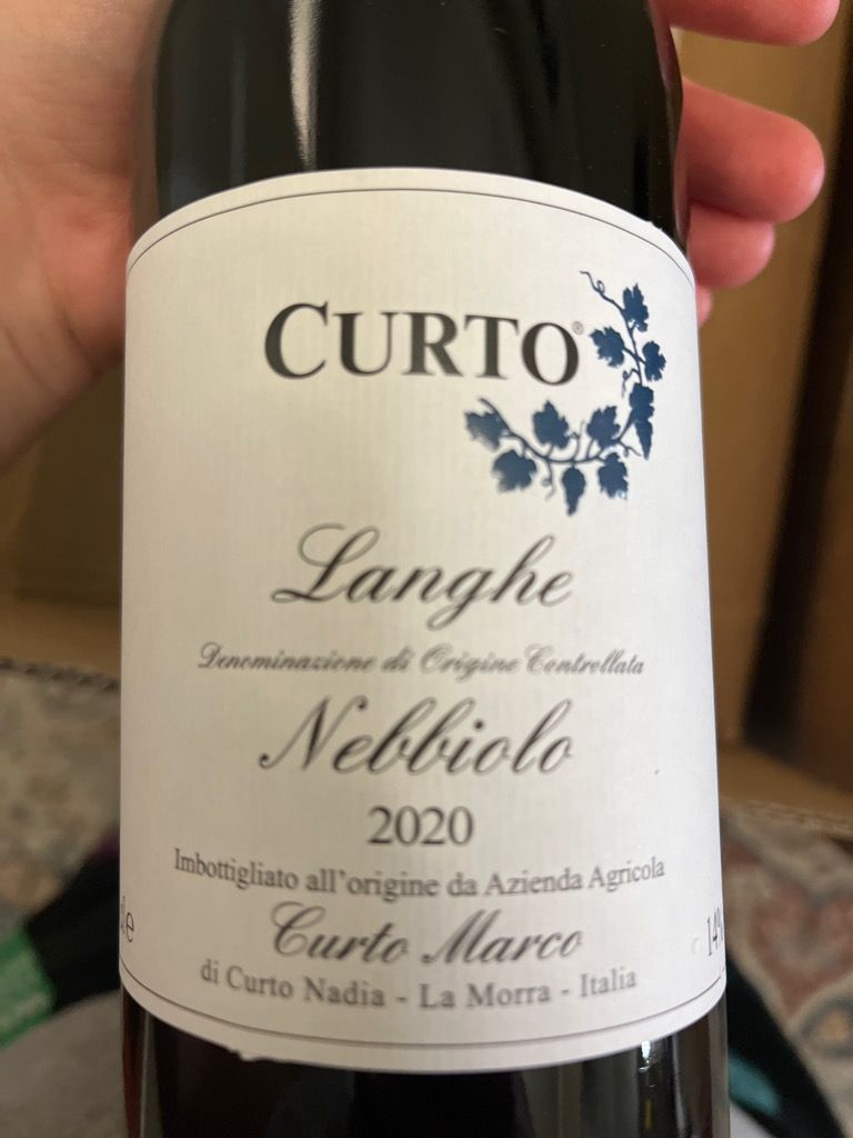 2020 Nadia Curto Langhe Nebbiolo, Italy, Piedmont, Langhe, Langhe DOC ...
