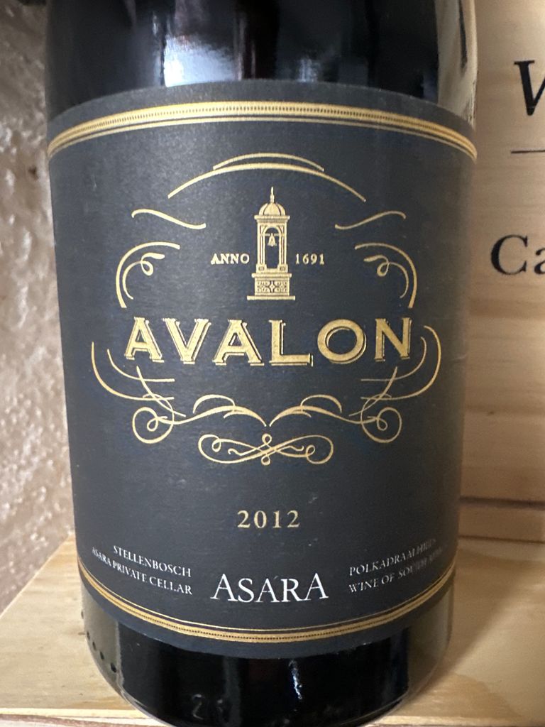 2013 Asara Avalon Estate Wine, South Africa, Coastal Region ...