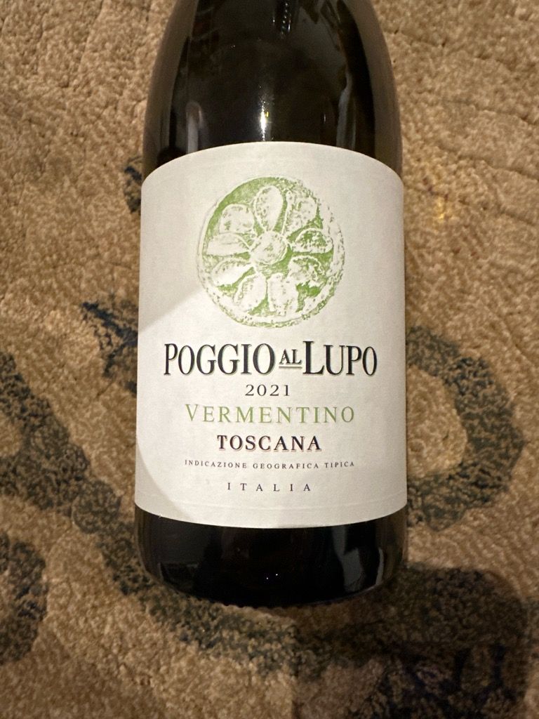 2021 Tenuta Sette Ponti Maremma Toscana Poggio Al Lupo Bianco, Italy ...