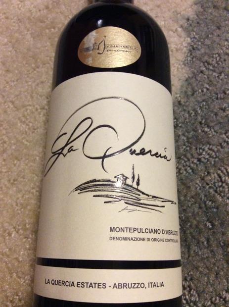 2009 La Quercia Estates Montepulciano d'Abruzzo Riserva, Italy, Abruzzi ...