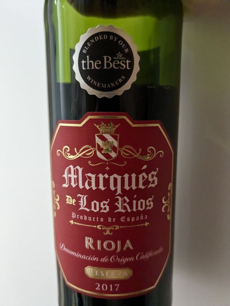 2018 Marqués De Los Rios Rioja, Spain, La Rioja, Rioja - CellarTracker