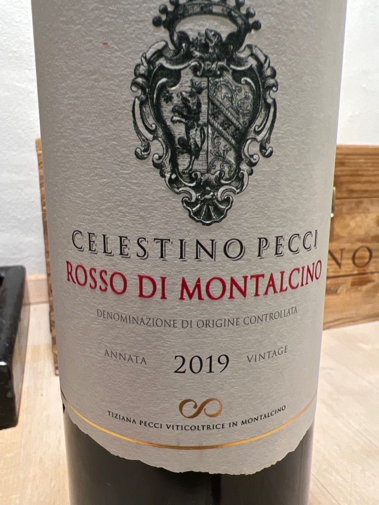 2019 Pecci Celestino Rosso di Montalcino, Italy, Tuscany, Montalcino ...