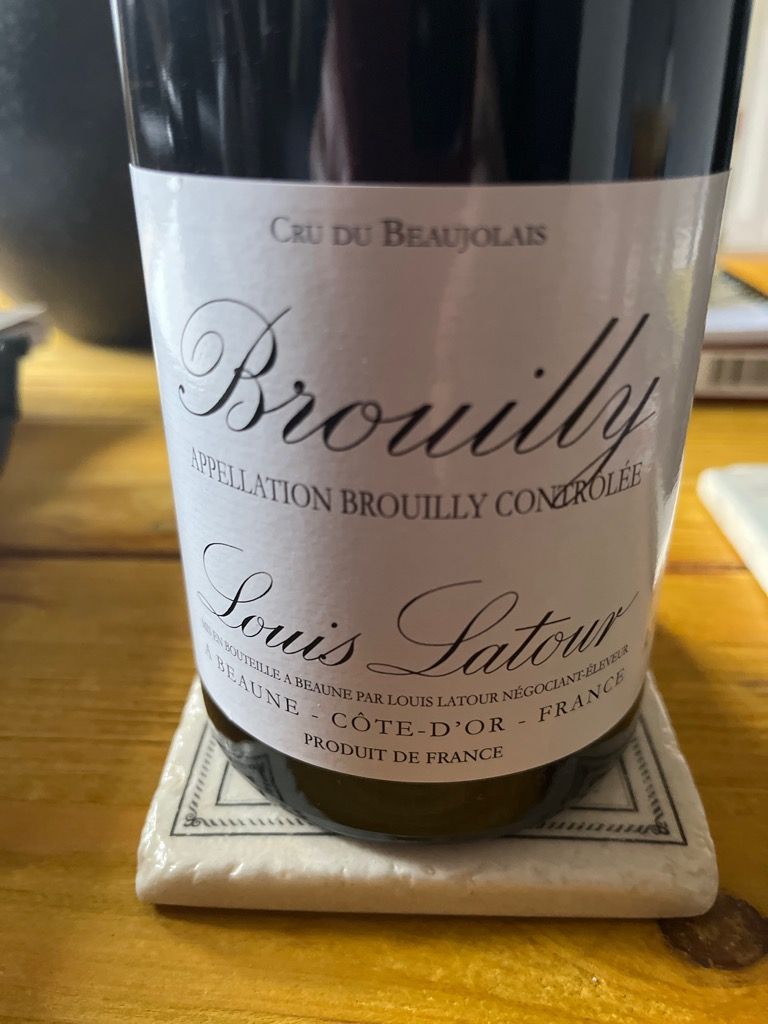 2021 Louis Latour Brouilly, France, Burgundy, Beaujolais, Brouilly ...