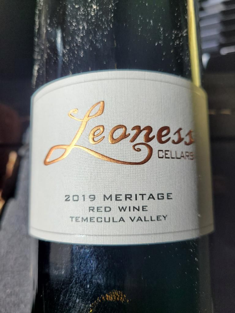 2019 Leoness Cellars Meritage, USA, California, South Coast, Temecula ...