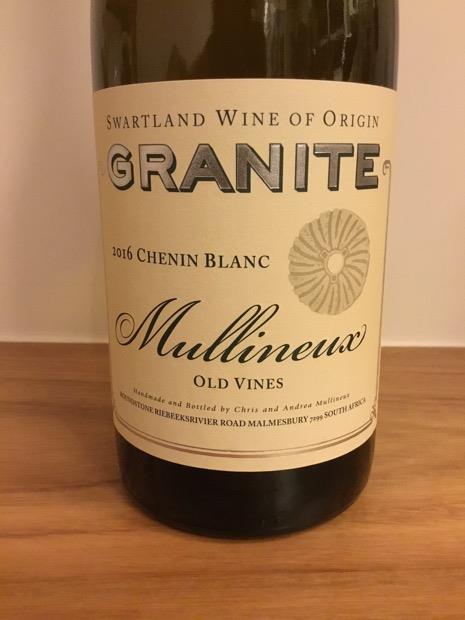 2016 Mullineux Chenin Blanc Granite, South Africa, Coastal Region, Swartland - CellarTracker