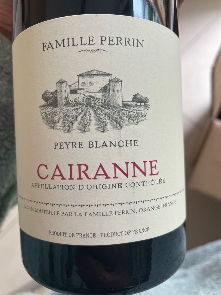 2019 Famille Perrin / Perrin & Fils Cairanne Peyre Blanche, France ...