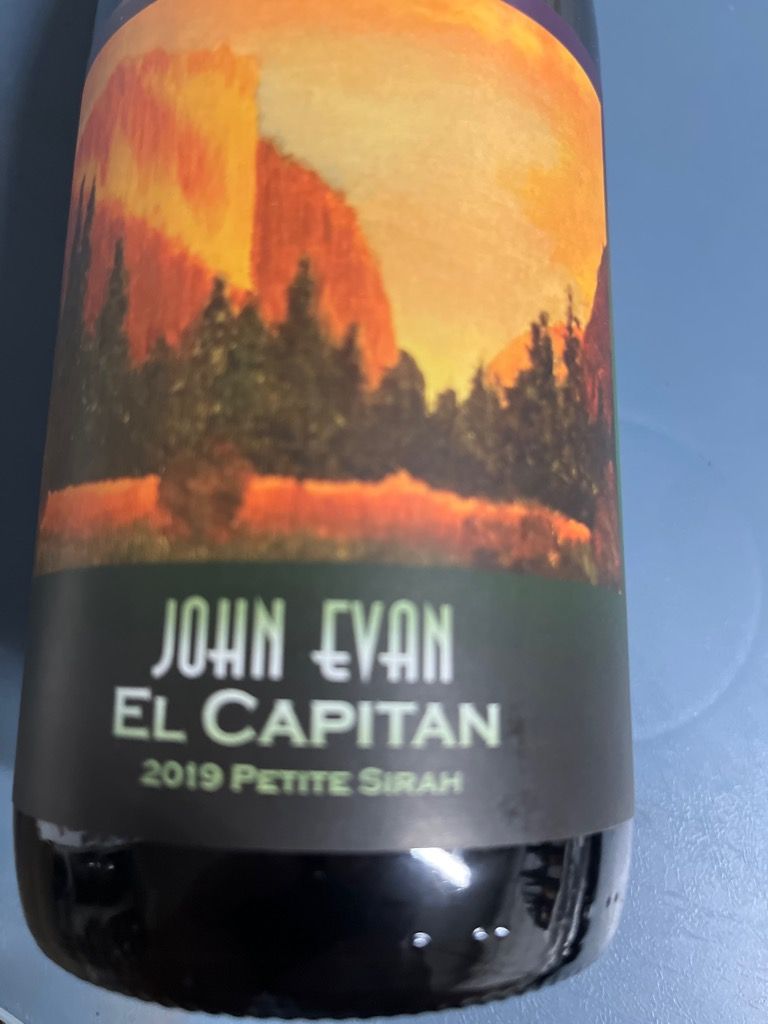 2020 John Evan Cellars Petite Sirah El Capitan Clark, USA, California, San Francisco Bay ...