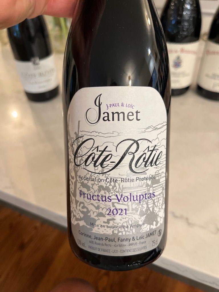 2021 Domaine Jamet Côte-Rôtie Fructus Voluptas, France, Rhône, Northern ...