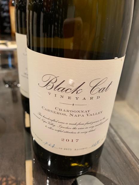 2017 Black Cat Vineyard Chardonnay Members Only, USA, California, Napa ...