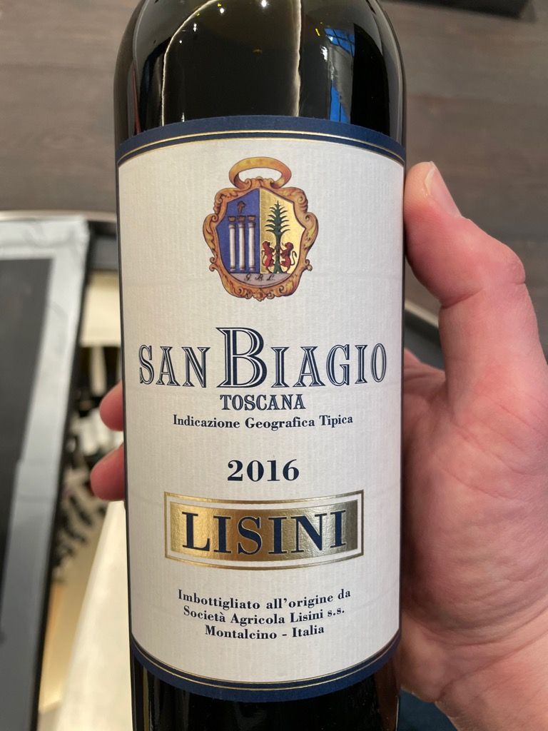 2016 Lisini San Biagio Toscana IGT, Italy, Tuscany, Toscana IGT ...