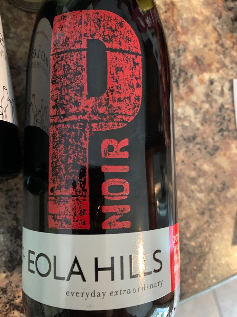2019 Eola Hills Winery Pinot Noir, USA, Oregon, Willamette Valley - CellarTracker