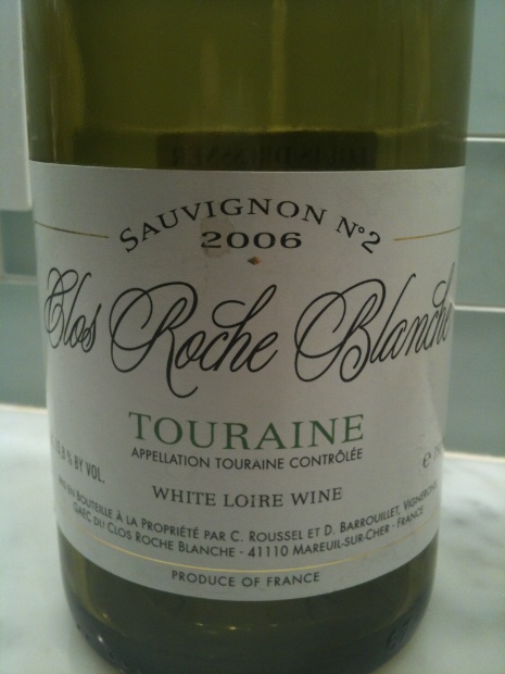 2007 Clos Roche Blanche Sauvignon No. 2, France, Loire Valley, Touraine ...
