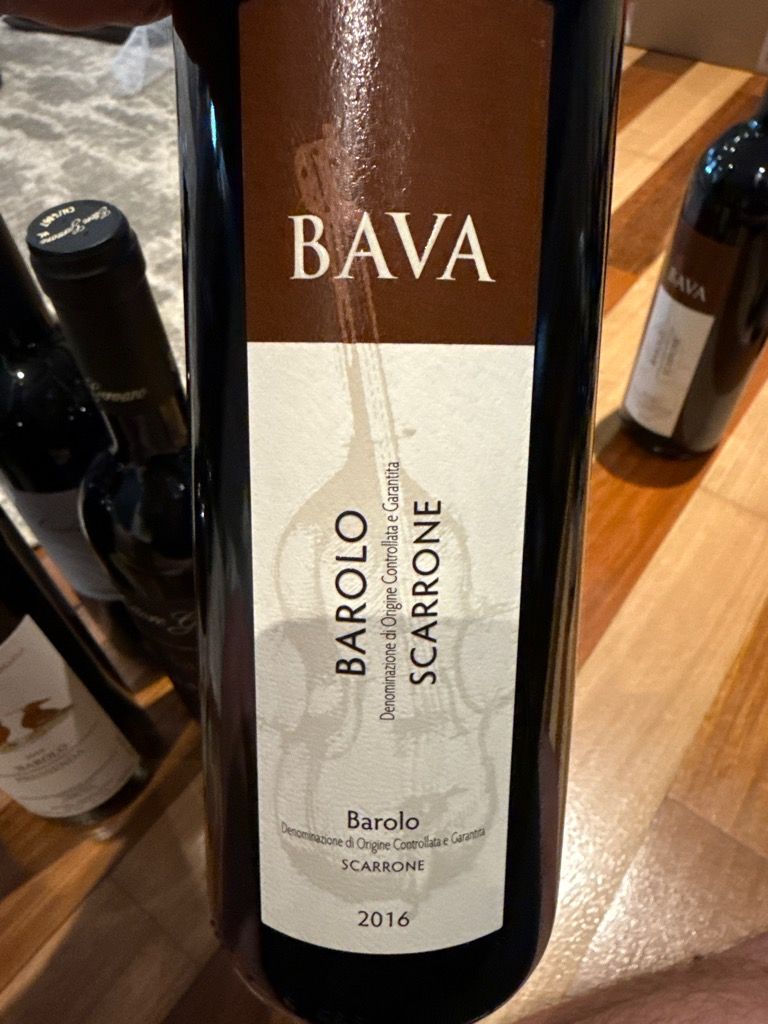 2016 Bava Barolo Contrabbasso di Castiglione Falletto Scarrone, Italy ...