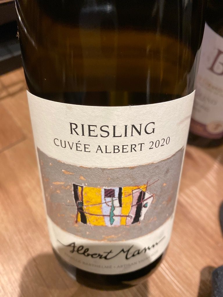 2020 Albert Mann Riesling Cuvée Albert, France, Alsace - CellarTracker