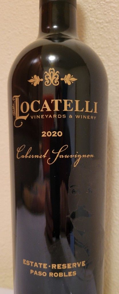 2020 Locatelli Cabernet Sauvignon Estate Reserve, USA, California ...