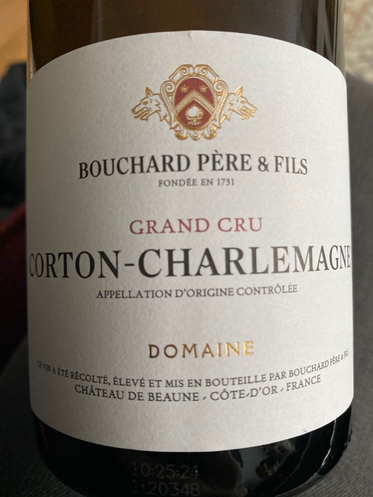 2021 Bouchard Aîné & Fils Corton-Charlemagne, France, Burgundy, Côte de ...