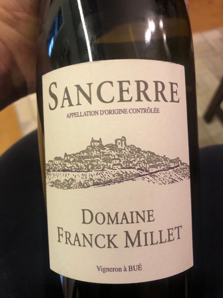 2018 Domaine Franck Millet Sancerre Rosé, France, Loire Valley, Upper ...