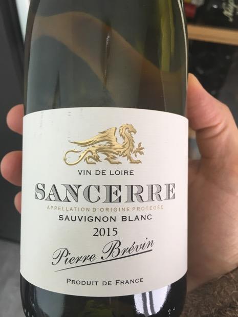 2015 Pierre Brevin Sancerre, France, Loire Valley, Upper Loire ...