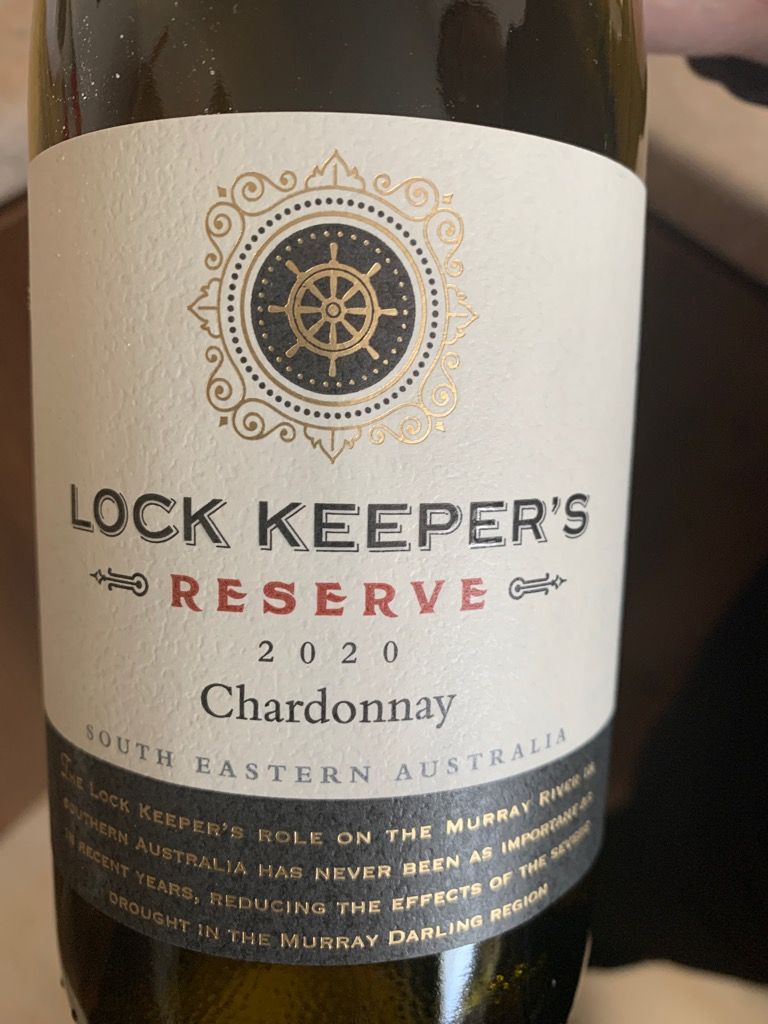 2023 M&S Chardonnay Lock Keeper's Reserve, Australia, South Eastern ...