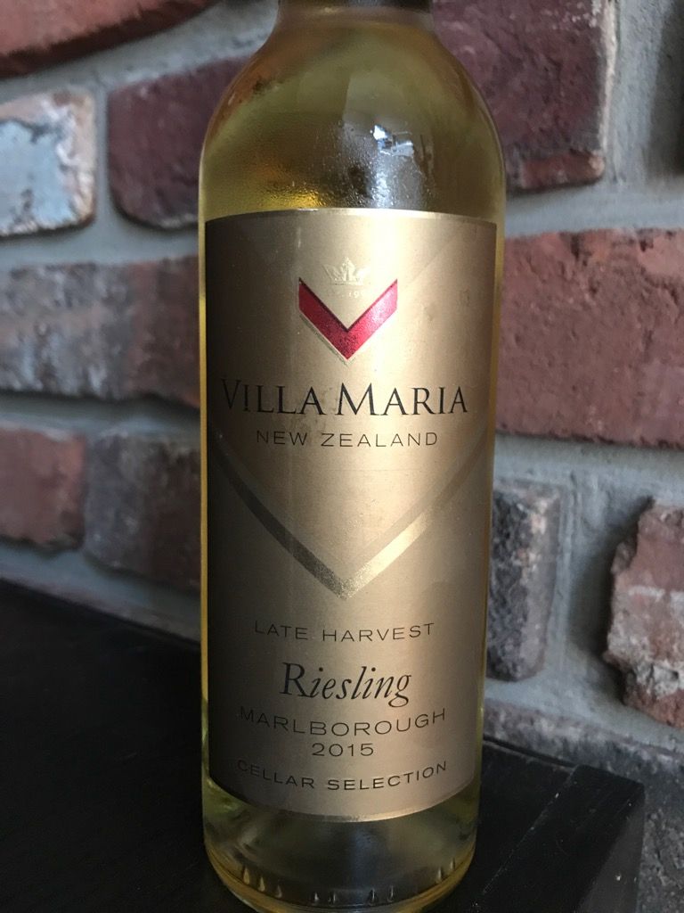 2019 Villa Maria Riesling Cellar Selection Late Harvest, New Zealand ...