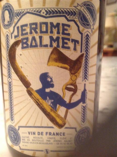 2015 Jerome Balmet Vin de France, France, Vin de France - CellarTracker